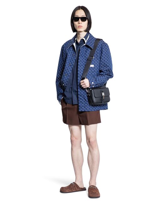 Gucci Shirts in Blue for Men | Lyst