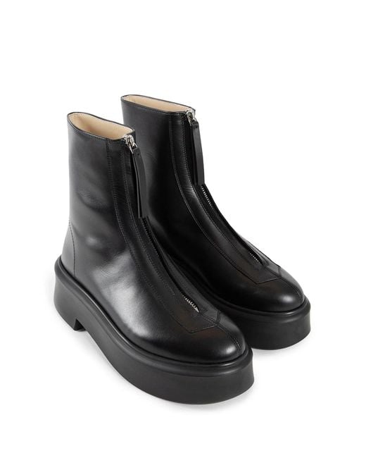 The Row Zipped Boots I in Black | Lyst UK