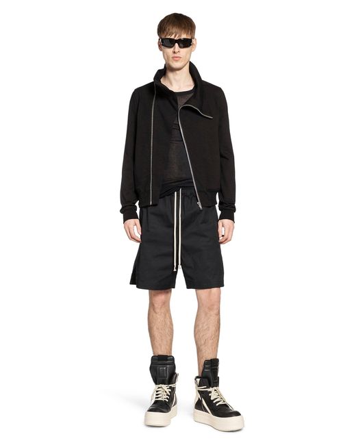Rick Owens Mini Rib Jersey in Black for Men | Lyst UK