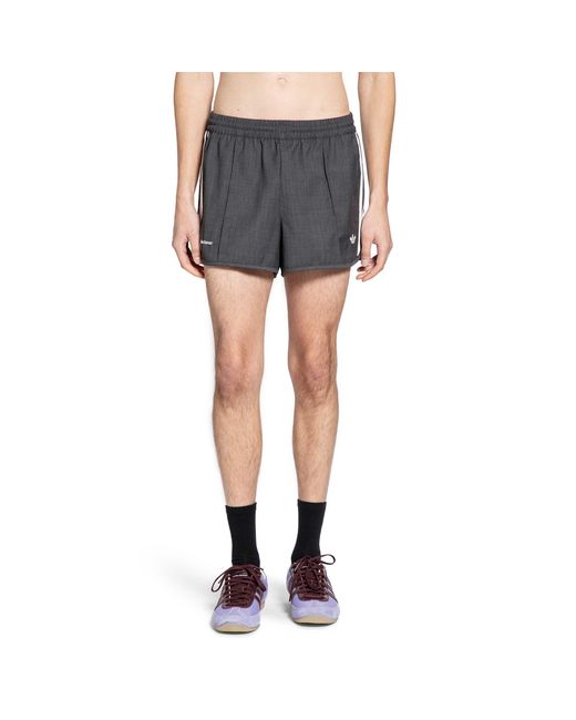 adidas Wales Bonner Wool Shorts in Blue for Men | Lyst UK