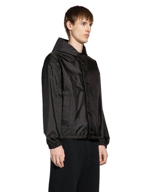Moncler Grandans Windbreaker Jacket in Black for Men | Lyst UK