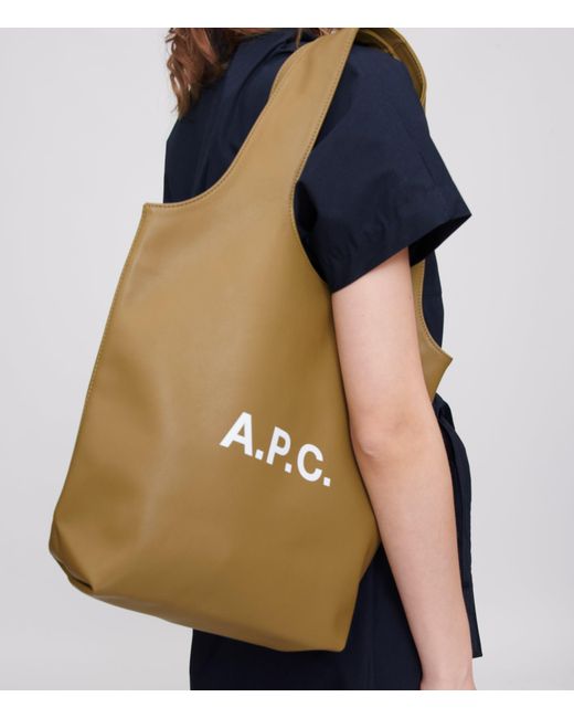 A.P.C. Olive Green in Metallic for Men | Lyst