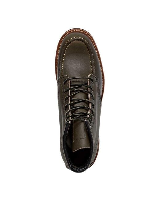 Red Wing Classic Moc Toe Boots in Black for Men | Lyst