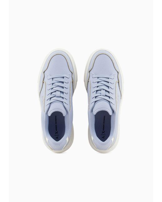 Giorgio Armani Sneakers in Blue | Lyst
