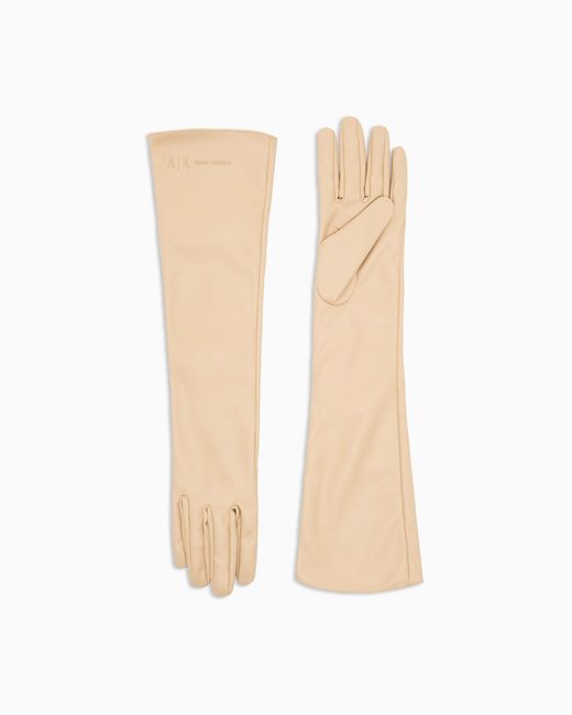 ARMANI EXCHANGE Gloves in White | Lyst UK