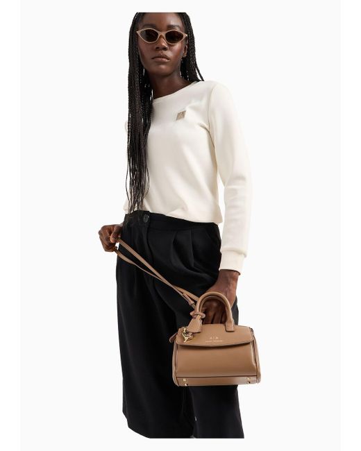 Official Store Sacs Porte Main ARMANI EXCHANGE en coloris Marron Lyst