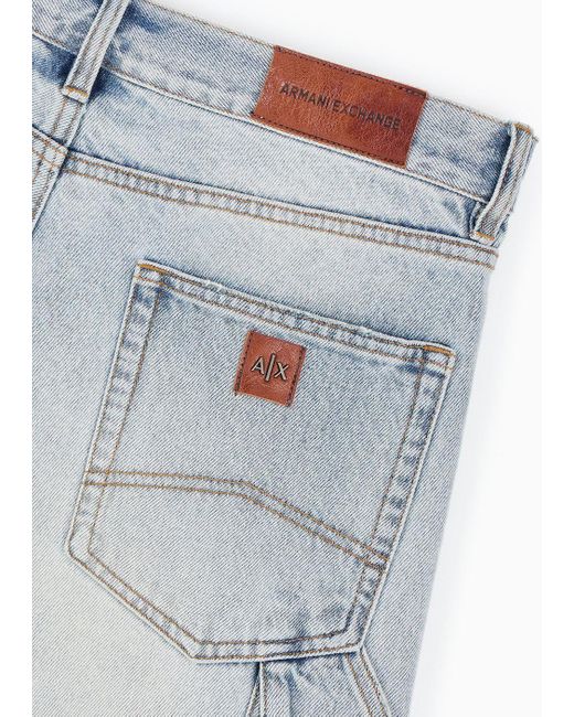 Official Store Jean Utilitaire Classique J18 Avec Poches En Coton Asv ARMANI EXCHANGE pour homme en coloris Bleu Lyst