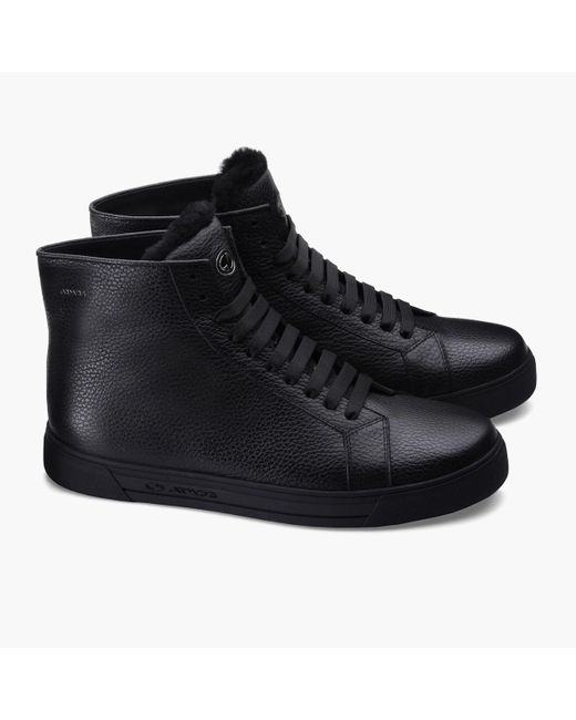 Armos Insulated High-Top Sneaker in Black for Men | Lyst