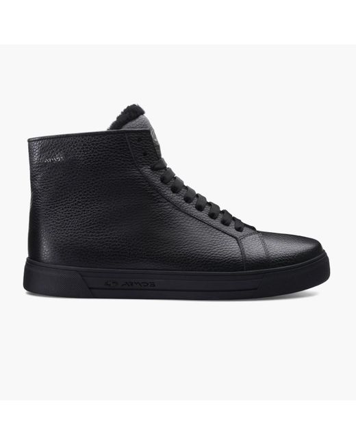 Armos Insulated High-Top Sneaker in Black for Men | Lyst