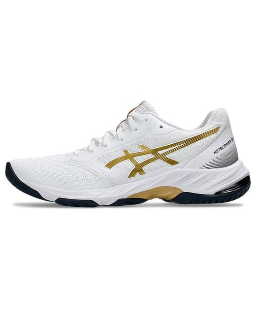 Asics Netburner Ballistic Ff 3 Volleyball Shoe in White | Lyst UK