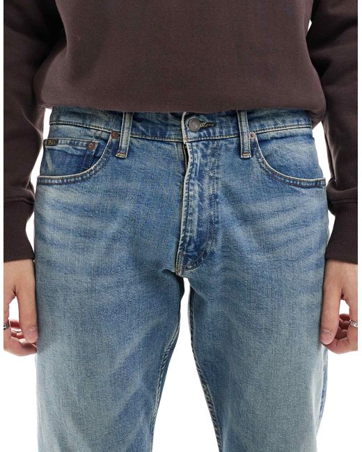 Polo Ralph Lauren Parkside Icon Logo Back Pocket Low Straight Fit Jeans ...