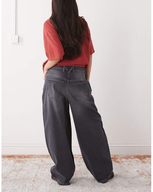 Collusion Xl Balloon Jean in Black | Lyst UK