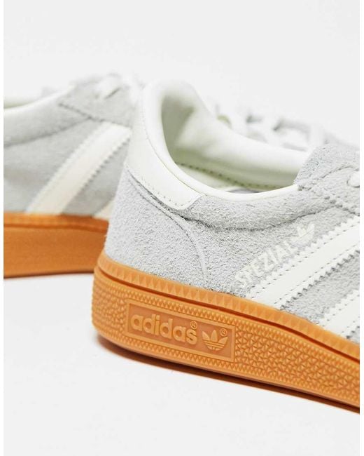 adidas Originals Handball Spezial Gum Sole Trainers in White | Lyst UK