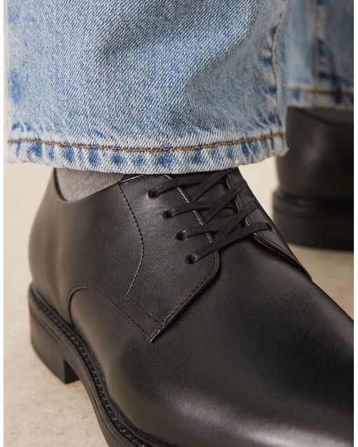 Polo Ralph Lauren Asher Leather Derby Dress Shoe in Blue for Men | Lyst UK