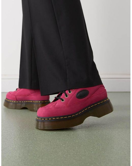 Dr. Martens Buzz 5i 5 Eye Shoe in Pink | Lyst UK
