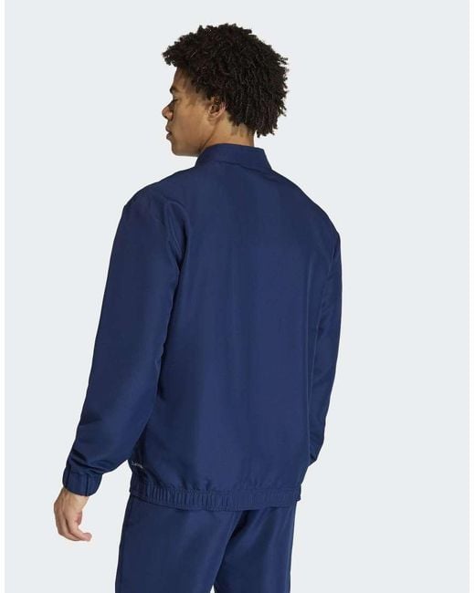 adidas Originals Entrada26 Presentation Jacket in Blue for Men | Lyst UK