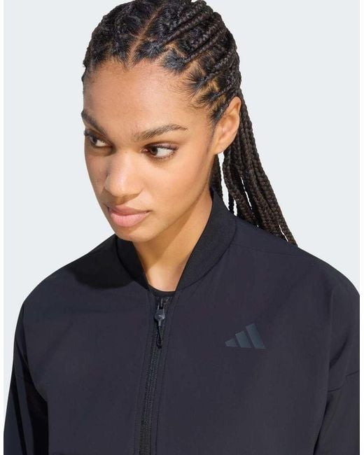 adidas Originals Adidas Z.n.e. Woven Bomber Jacket in Blue | Lyst UK