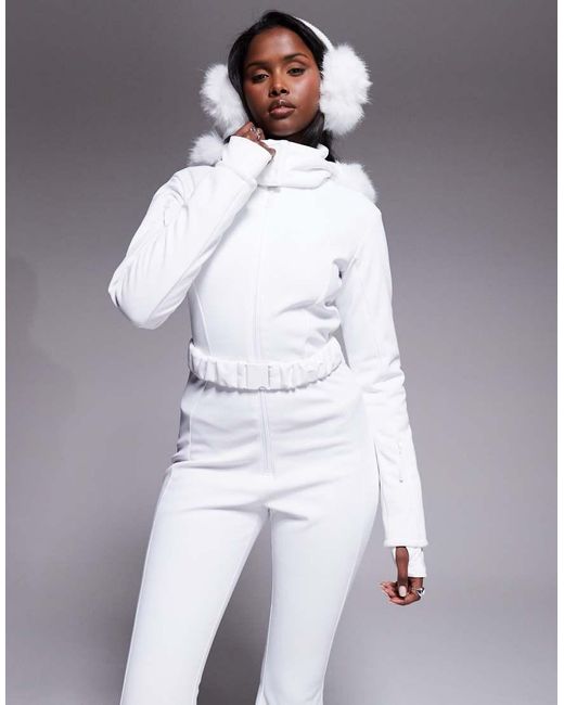 ASOS 4505 Ski & Snow Asos 4505 Ski Soft Shell Belted Ski Suit With Slim ...