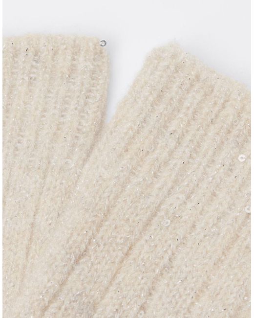 Calzedonia Micro Sequinned Socks in White | Lyst UK