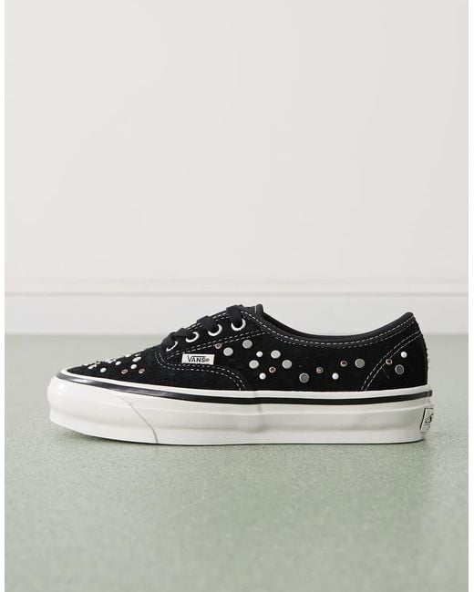 Vans Premium Authentic 44 Trainers in Black | Lyst UK