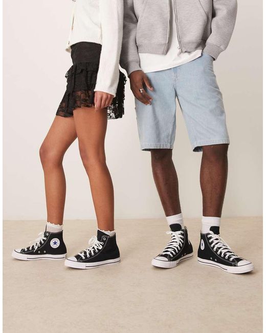 Converse Chuck Taylor All Star Hi Wide Fit Unisex Sneakers in Brown ...