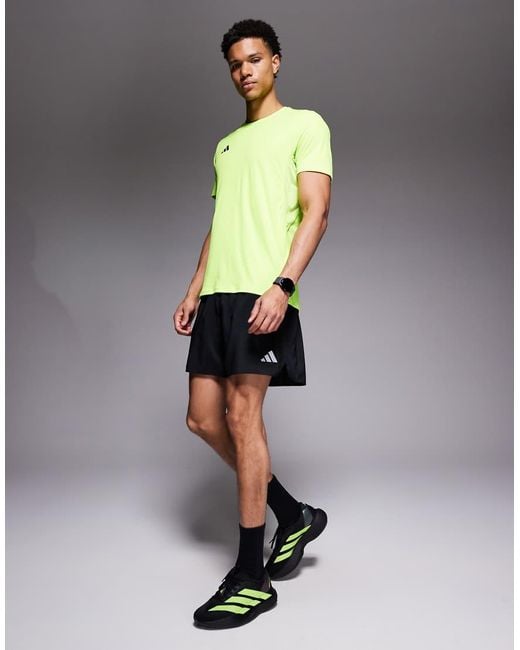 adidas Originals Adidas Running Essentials Shorts in Green for Men ...