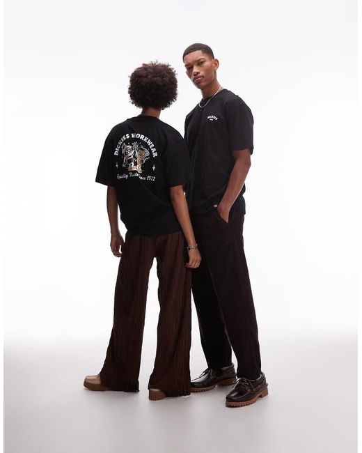 Dickies Pizza Graphic Back Print T-Shirt in Black | Lyst UK