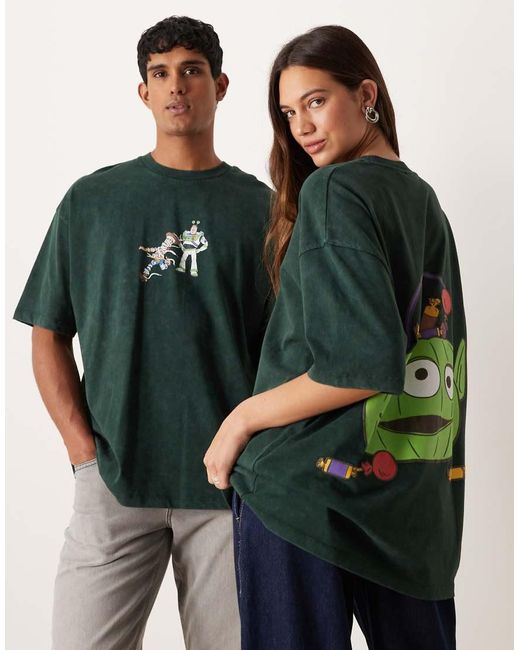 ASOS Disney Pixar Halloween Unisex Oversized T-shirt With Toy Story ...