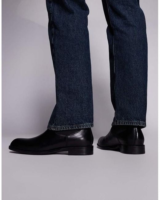 BOSS Boss Tayil Chelsea Boots in Blue for Men | Lyst UK