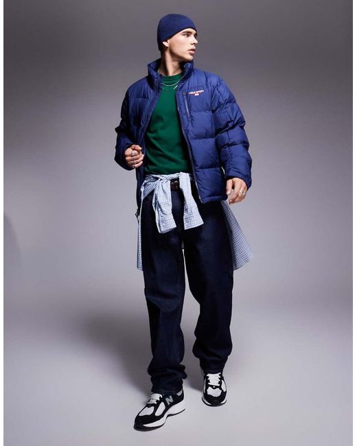 Polo Ralph Lauren Sport Capsule Logo Puffer Jacket in Blue for Men ...