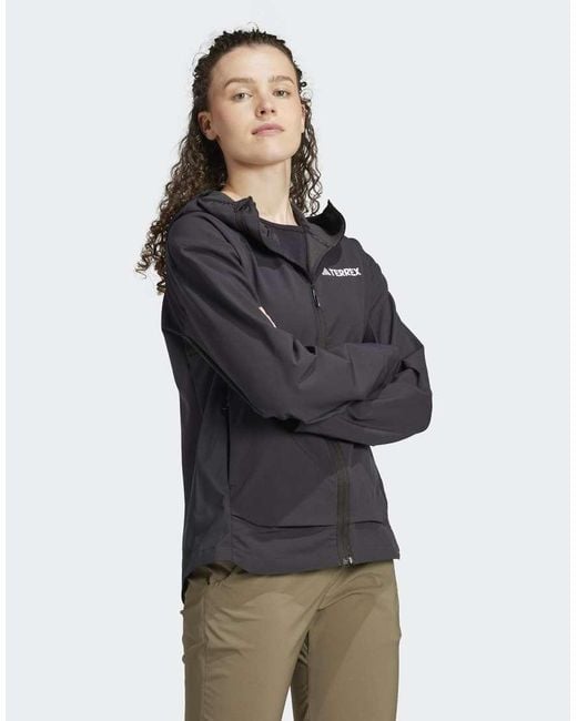 adidas Originals Adidas Terrex Multi Softshell Jacket in Black | Lyst UK