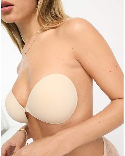 ASOS Moulded Stick On Strapless Backless Bra in Natural Lyst UK