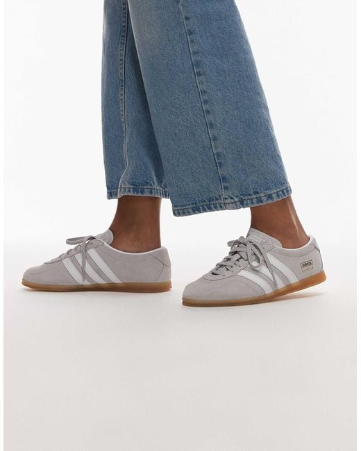 adidas Originals Gazelle Lo Pro Trainers in Blue | Lyst