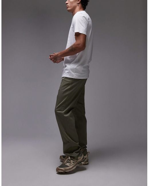 Lacoste Straight Leg Pants in Gray for Men | Lyst