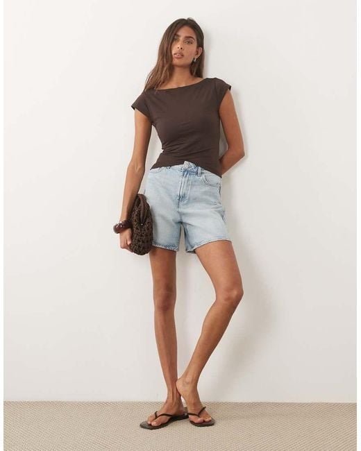 Abercrombie & Fitch Reversible Scoop Neck Top With Removable Bra in ...