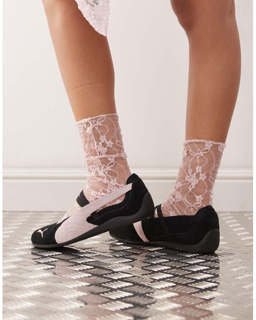 PUMA Speedcat Ballet Flats in Brown | Lyst