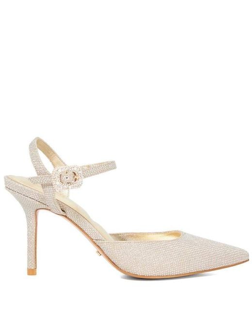Dune Channel Court Shoes in Natural | Lyst UK