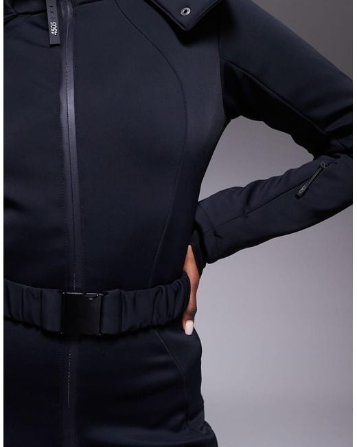 ASOS 4505 Ski & Snow Asos 4505 Ski Soft Shell Belted Ski Suit With Slim ...