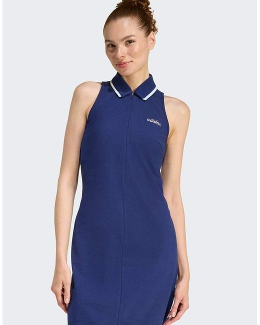 adidas Originals Seasonal Essentials Colourpop Dress With Embroidered ...