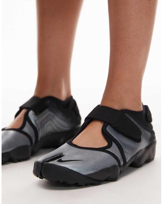 Nike Air Rift Trainers in Black | Lyst UK
