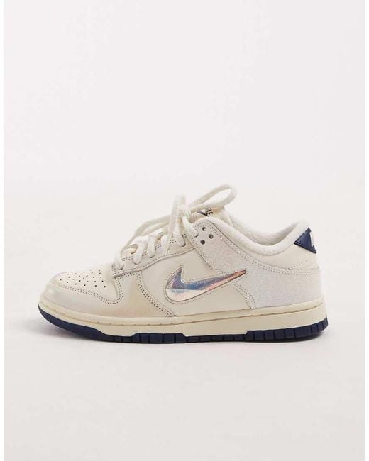 Nike Dunk Low Trainers in Blue | Lyst UK
