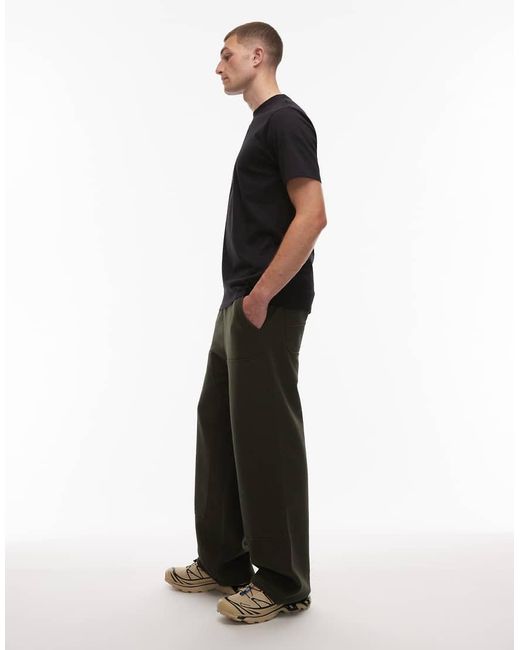 Carhartt Double Knee baggy Trackies in Black for Men | Lyst UK