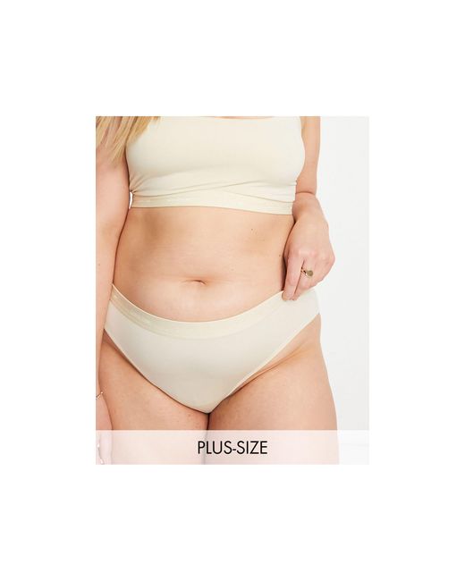 Calvin Klein Synthetic Plus Size Form To Body Bikini Style Brief With calvin-klein-synthetic-plus-size-form-to-body-bikini-style-brief-with