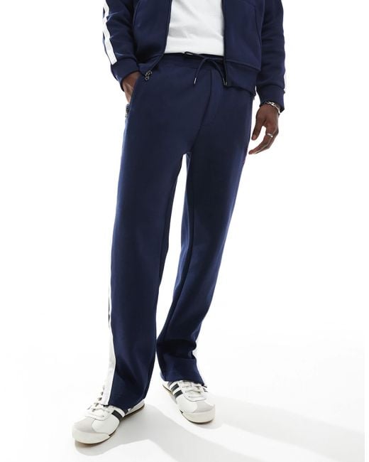 Polo Ralph Lauren Run Club P-wing Logo Stripe Tape Pique Track Pants in ...