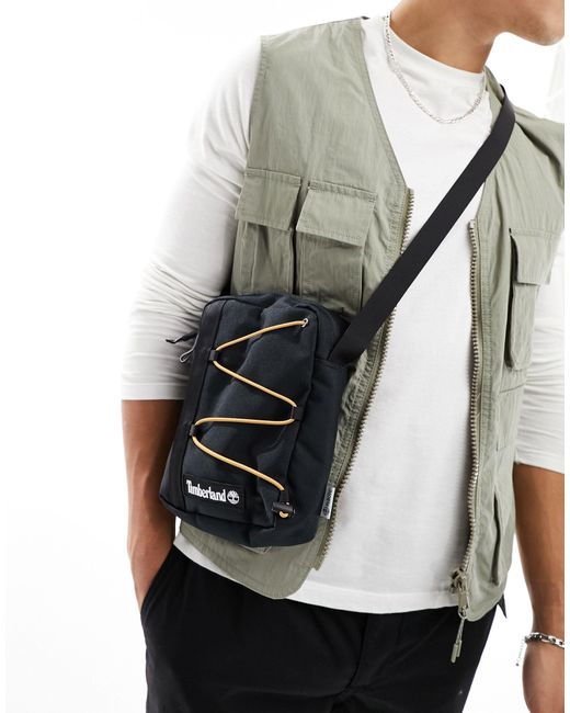 Timberland Outdoor Archive Cross Body Bag in Grey for Men | Lyst UK