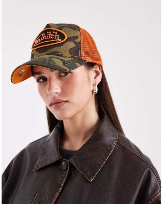 Von Dutch Trucker Cap in Black | Lyst UK
