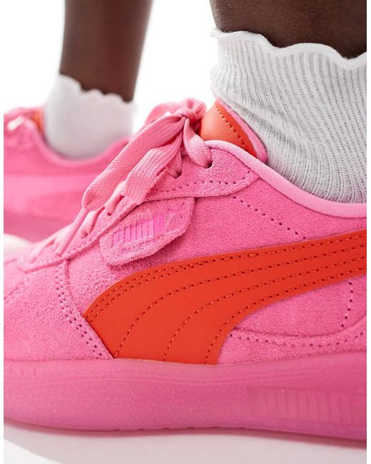 PUMA Palermo Lamoda Xtra Trainers in Pink Lyst UK