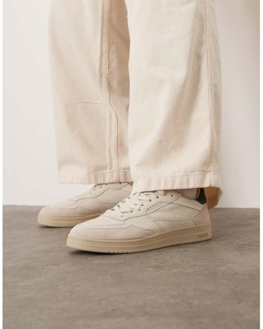 Pompeii UK Pompeii Elan Pippa Leather Trainers in Natural for Men | Lyst UK