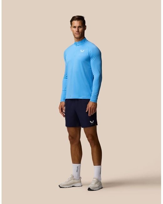 Castore Adapt Training 1/4 Zip Top in Blue for Men | Lyst UK