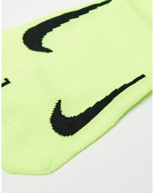 Nike Multplier 2 Pack Crew Socks in Green for Men | Lyst